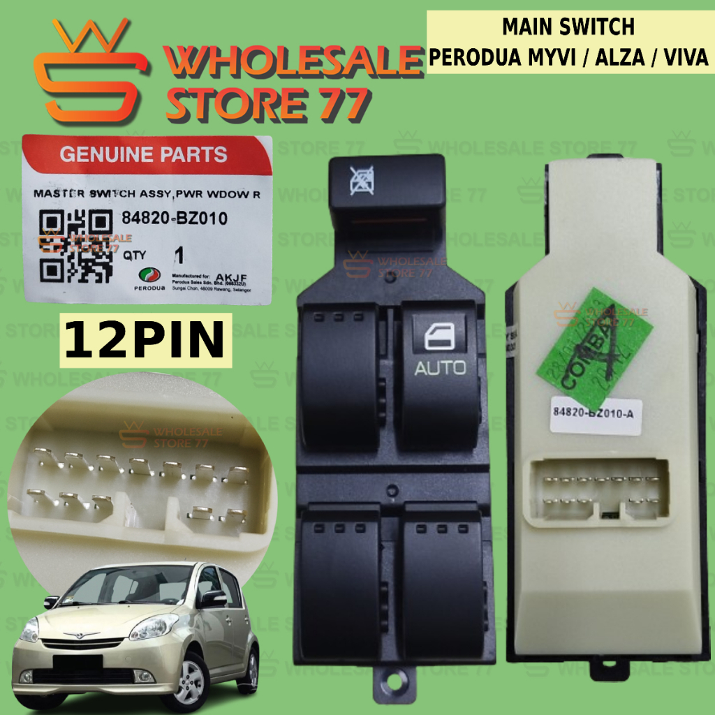 Perodua MYVI 2006/Myvi Lagi Best/Viva/Alza/Axia Power Window Master ...
