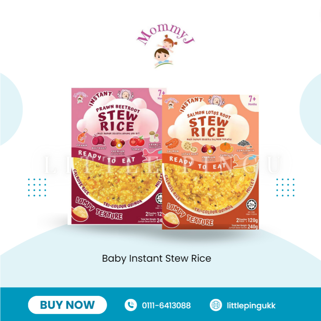 MOMMY J Baby Instant Stew Rice | Shopee Malaysia