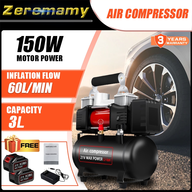 3 Years Warranty 21V portable air compressor Outdoor Air Compressor ...