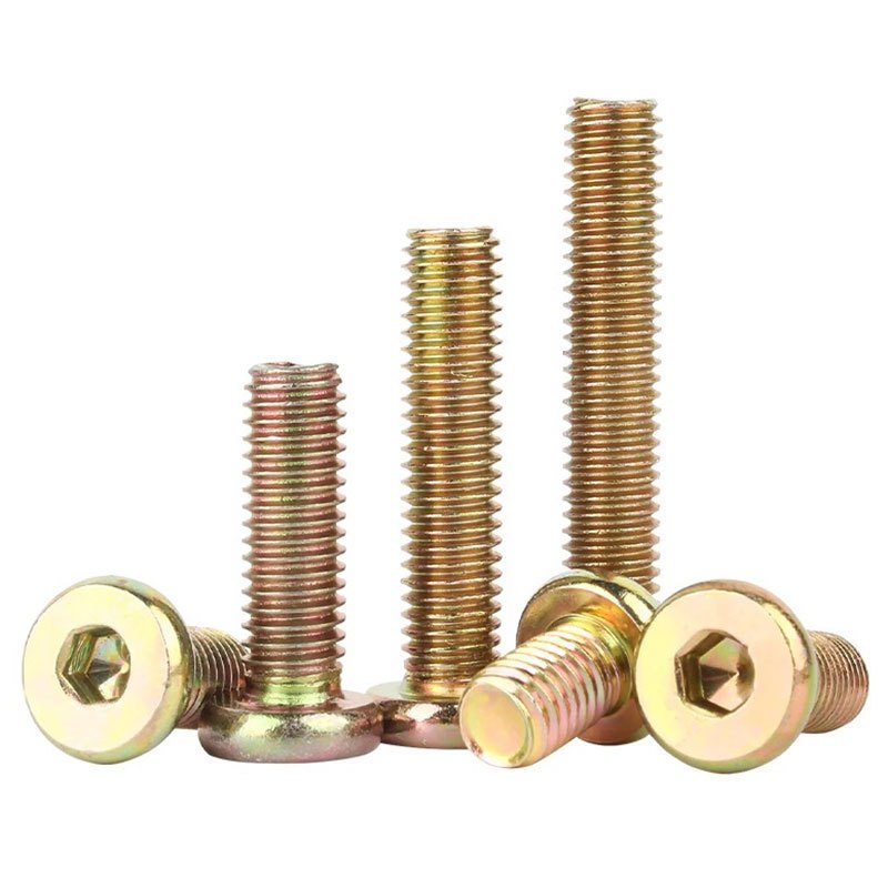 JCBC M6 Bolt & Nut Pan Head Allen Bolt / JRN Cross Dowel Barrel Nut ...