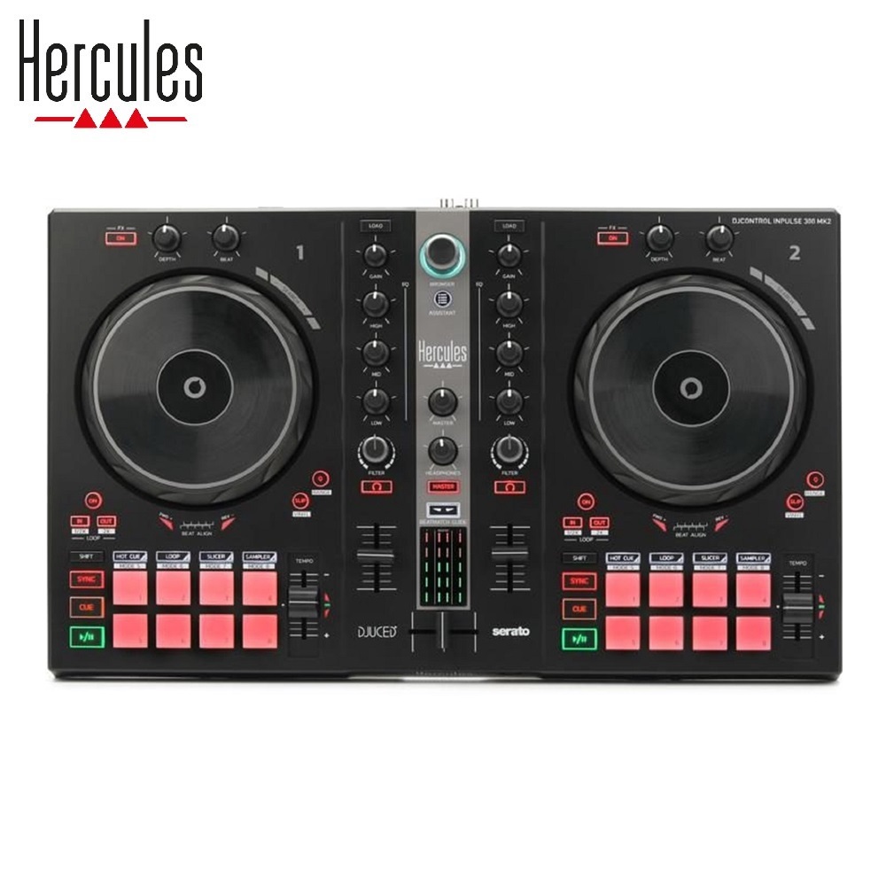 Hercules DJ DJControl Inpulse 300 mk2 2-channel DJ Controller | 2 ...