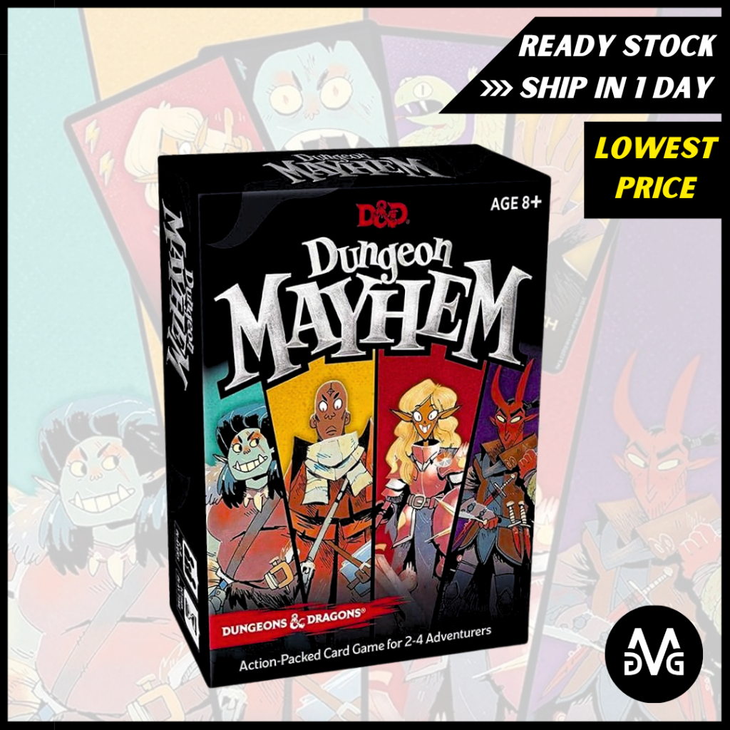 Dungeon Mayhem & Expansion Card Games English Version Board Game Board ...