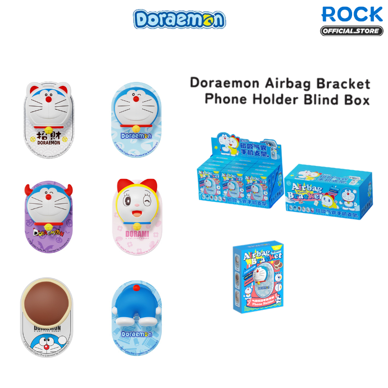 ROCK Doraemon Blind Box Airbag Bracket Phone Holder (哆啦A梦盲盒) | Shopee ...