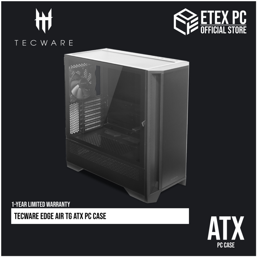 Tecware Edge Air TG ATX PC Case # TWCA-EDAIR-BK | Shopee Malaysia