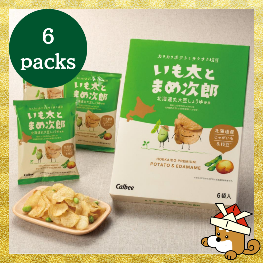 Calbee Imota & Mamejiro Hokkaido Soy Sauce 15g x 6packs / Box 【Direct from Japan】 | Shopee Malaysia