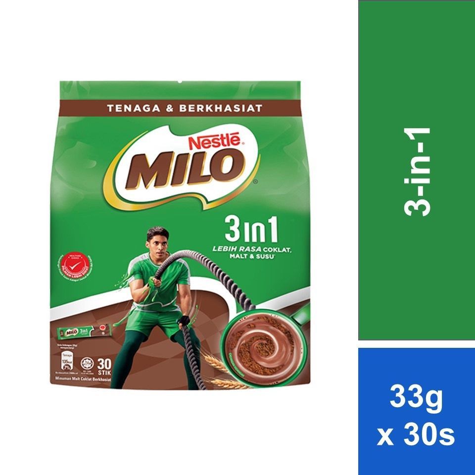 NESTLE MILO 3IN1 30 Sticks (33g) | Shopee Malaysia