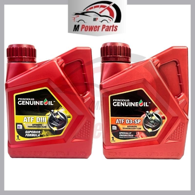Perodua Minyak Auto Myvi Axia Bezza Fluid ATF D3-SP ATF DIII Oil 1Litre ...