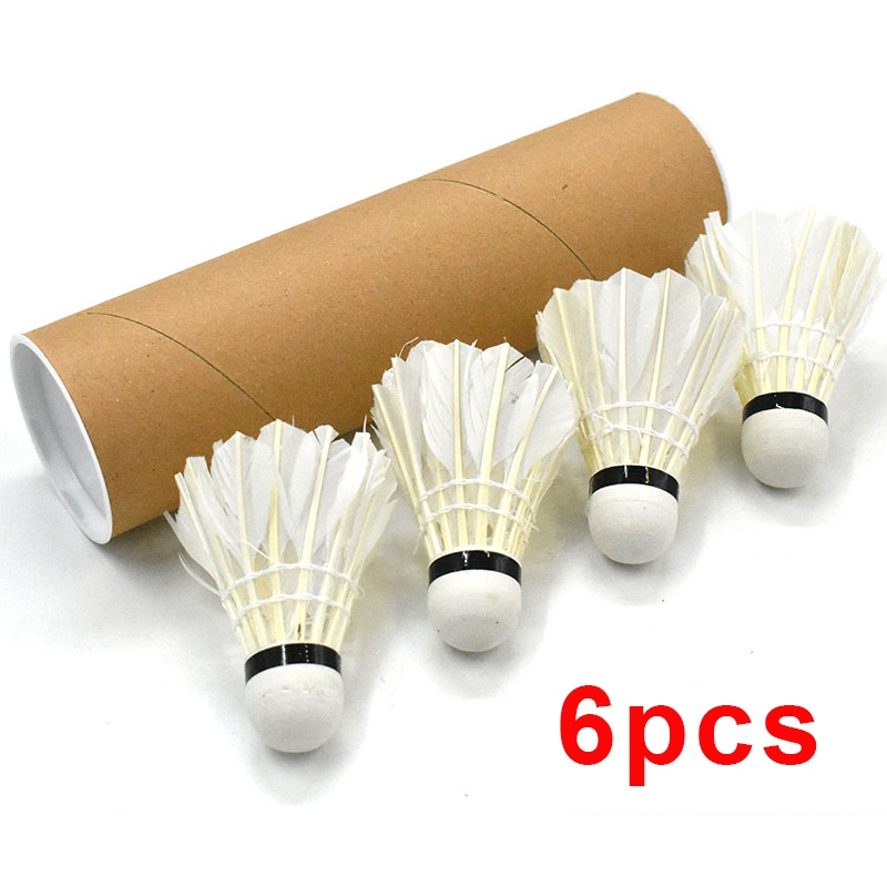 Badminton Shuttlecock | 6pcs per tube | Bulu Tangkis | Training ...