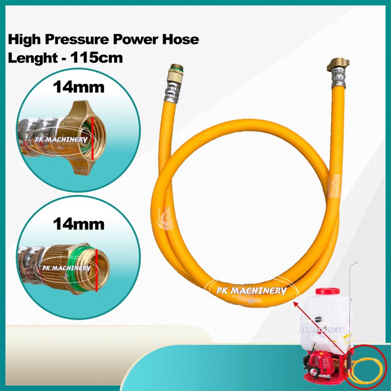 8.5mm High Pressure Power Hose Petrol Knapsack Sprayer Pump Racun Hose ...