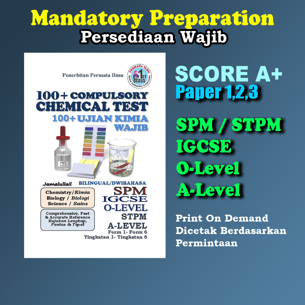 100+ Full Colour Chemical Lab Test / 100+Ujian Kimia Penuh Bergambar ...