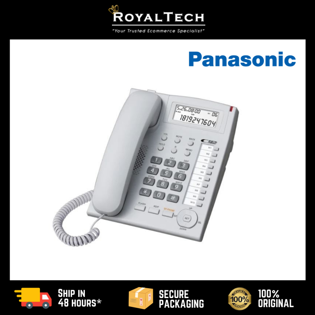 PANASONIC Single Line Speaker Integrated Phone KX-TS880 KX-TS880ML | TM Line | Maxis | Unifi ...
