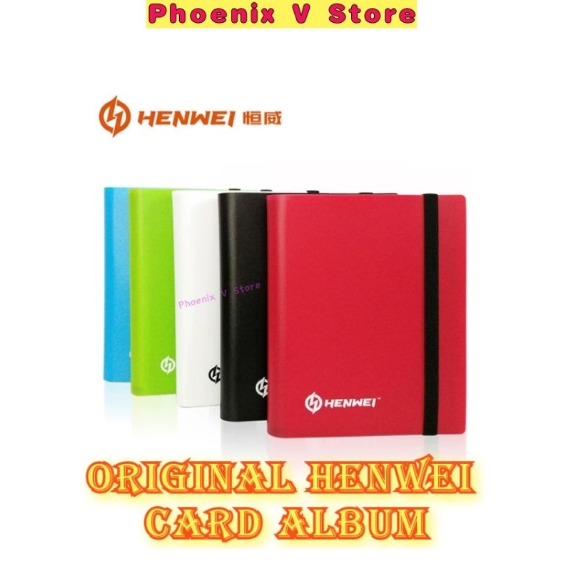 🔥‼️ORIGINAL‼️🔥 Henwei Card Album Folder Card Rubber Binder TCG OCG ...