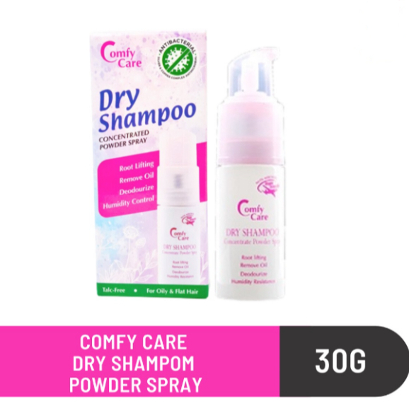 Comfy Care Dry Shampoo Concentrated Powder Spray (30g) | Shopee Malaysia