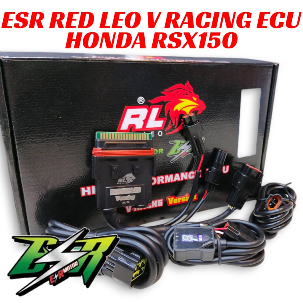 100% Ori ESR RED LEO Honda RSX150 RSX V1 V2 V Racing ECU Assy Engine ...