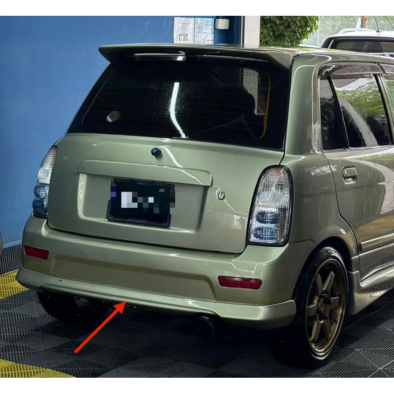 🔥B1326 CAR BODYKIT PERODUA KELISA REAR SKIRT (FIBER) NO PAINT | Shopee ...