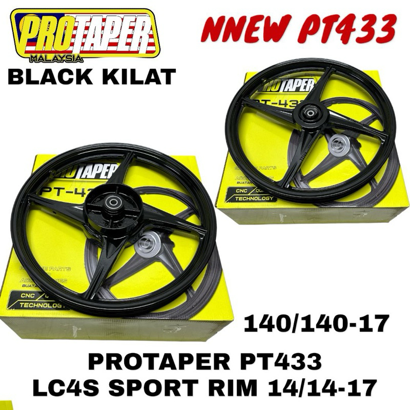 LC4S/SRL115/110 PROTAPER PT433 4 BATANG SPORT RIM SET 14/14-17 | Shopee ...