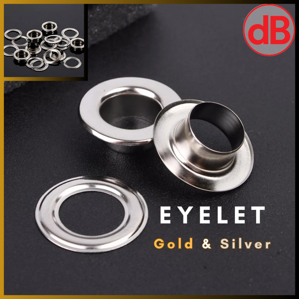 (READY STOCK) Eyelet (15mm x 20mm / 10mm x 19mm )(100pcs)``` | Shopee ...