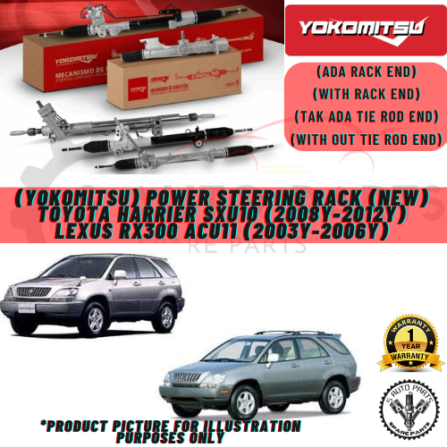 TOYOTA HARRIER SXU10 / LEXUS RX300 ACU11 POWER STEERING GEAR RACK ...