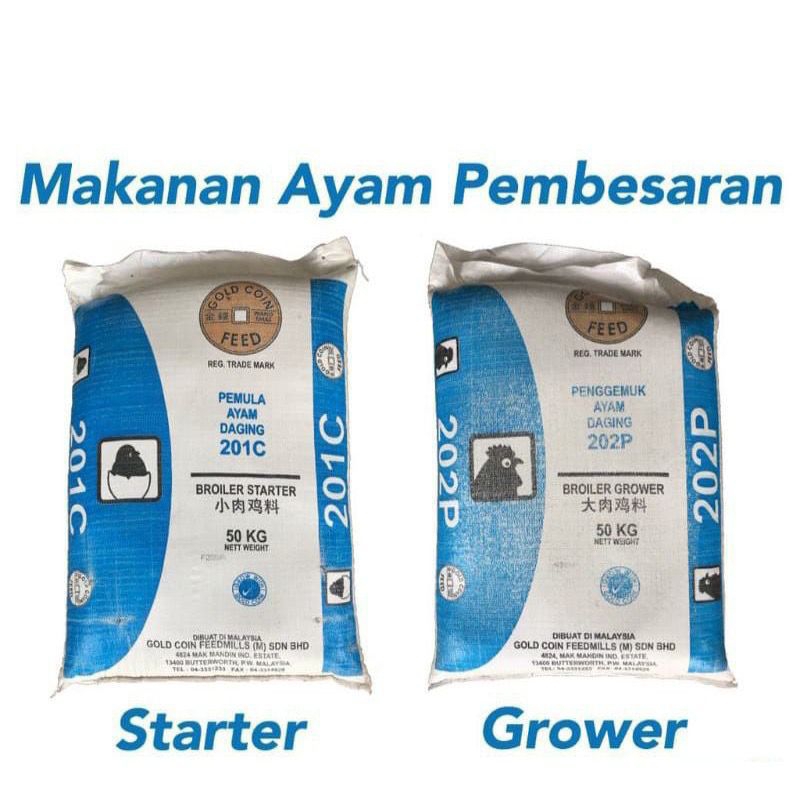 Dedak makanan ayam 2Kg(kasar/halus)201c/202p | Shopee Malaysia
