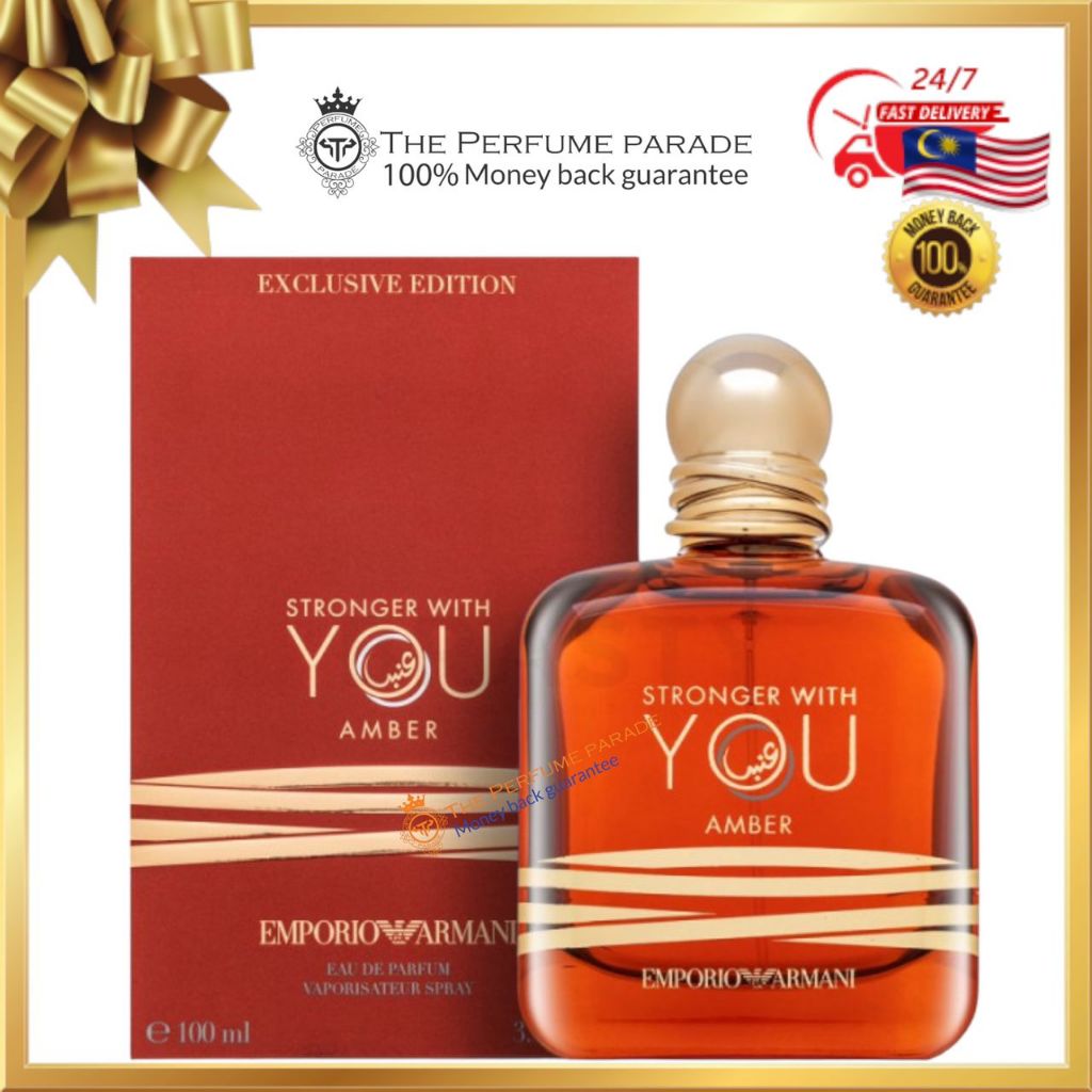 100% Genuine Perfume Stronger With You Ambre Eau De Parfum 100ml ...