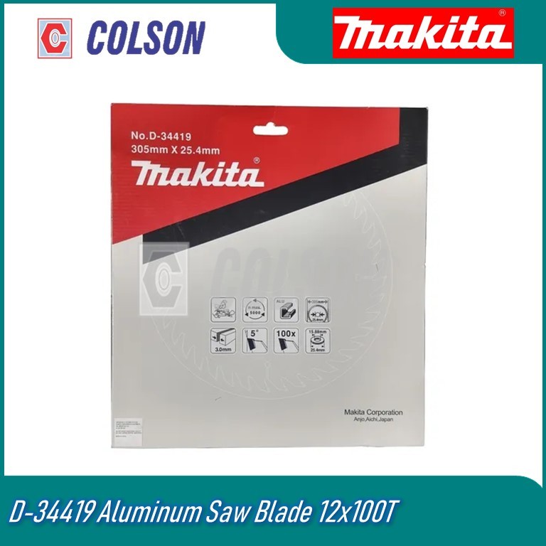 COLSON MAKITA D-34419 Circular Saw Blade 305MM X 25.4MM X 100T For ...
