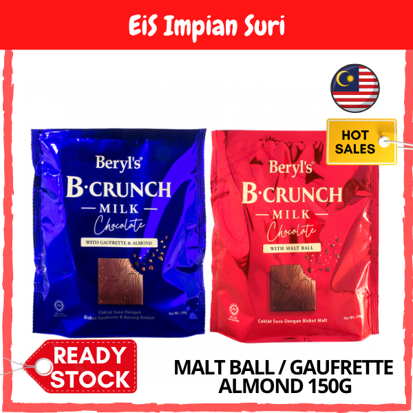(Ready Stock!!) Beryl's B.Crunch Milk Chocolate With Malt Ball ...
