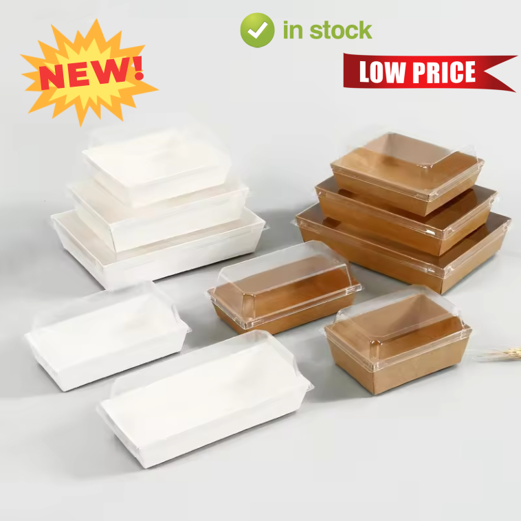 [Premium] Kraft White Paper Square Rectangular Bakery Cake Donut Food ...