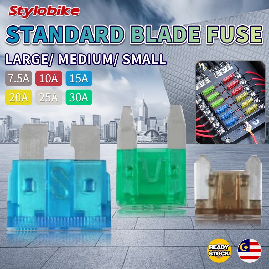 Car Blade Fuse 7.5A 10A 15A 20A 25A 30A Standard Mini Micro Fuse Lorry ...