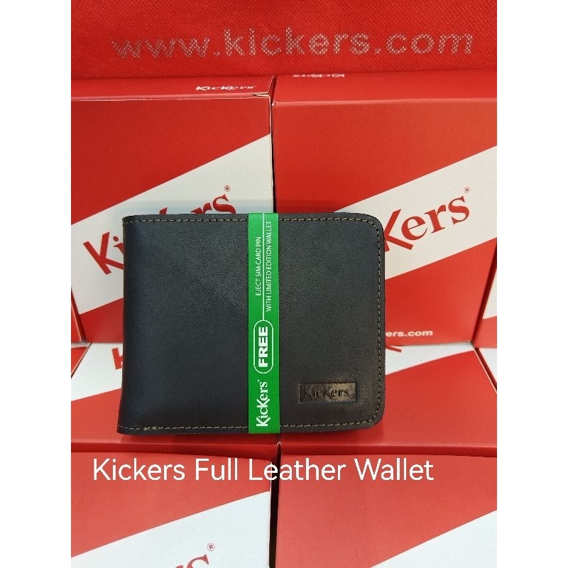 Kickers Full Leather Wallet 👉🏻100% Original 👉🏻1KDUA-M-53000 👉🏻Warna ...