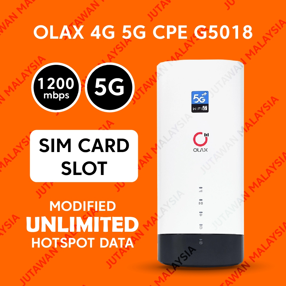 CPE 5G Router Modem 4G Lte Indoor Cat22 1750Mbps OLAX G5018 Indoor ...