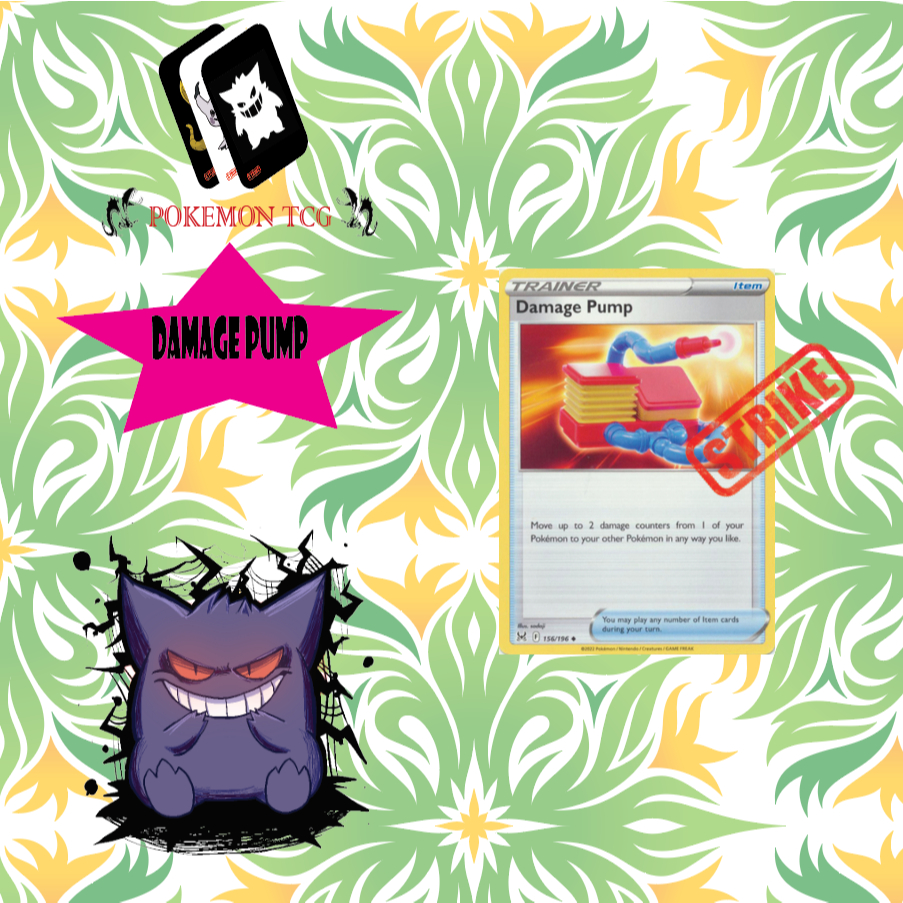 Pokemon Trainer Card - Damage Pump 156/196 Lost Origin | Shopee Malaysia
