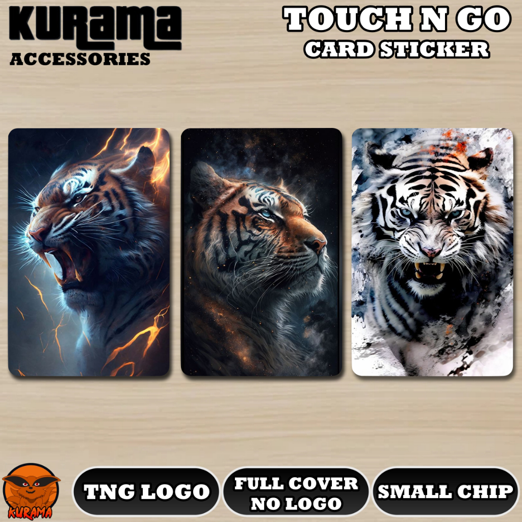 [ HARIMAU TIGER ] Touch n Go Card Sticker Cover (Waterproof, High ...
