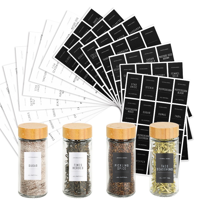 75 in1 Sticker Label Dapur Kitchen Waterproof Tupperware Container ...