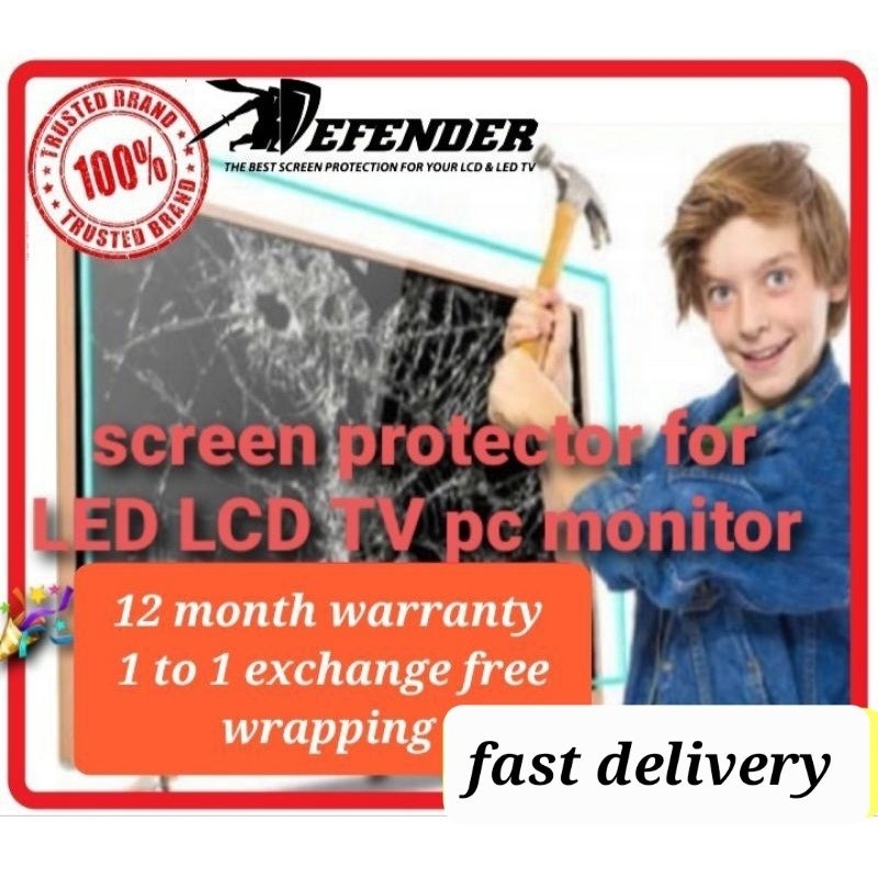 lcd led smart tv Screen protector samsung haier sony Philips megra ...