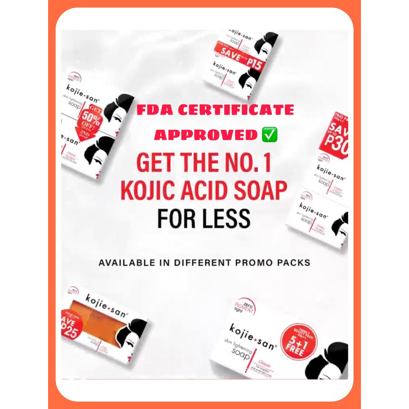 KojieSan Kojic Acid Skin Lightening Soaps | Shopee Malaysia