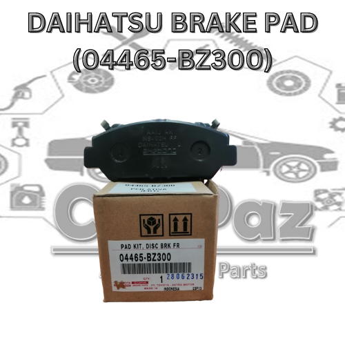 ORIGINAL DAIHATSU DISC BRAKE PAD (04465-BZ300) PERODUA ATIVA D27A, ALZA ...