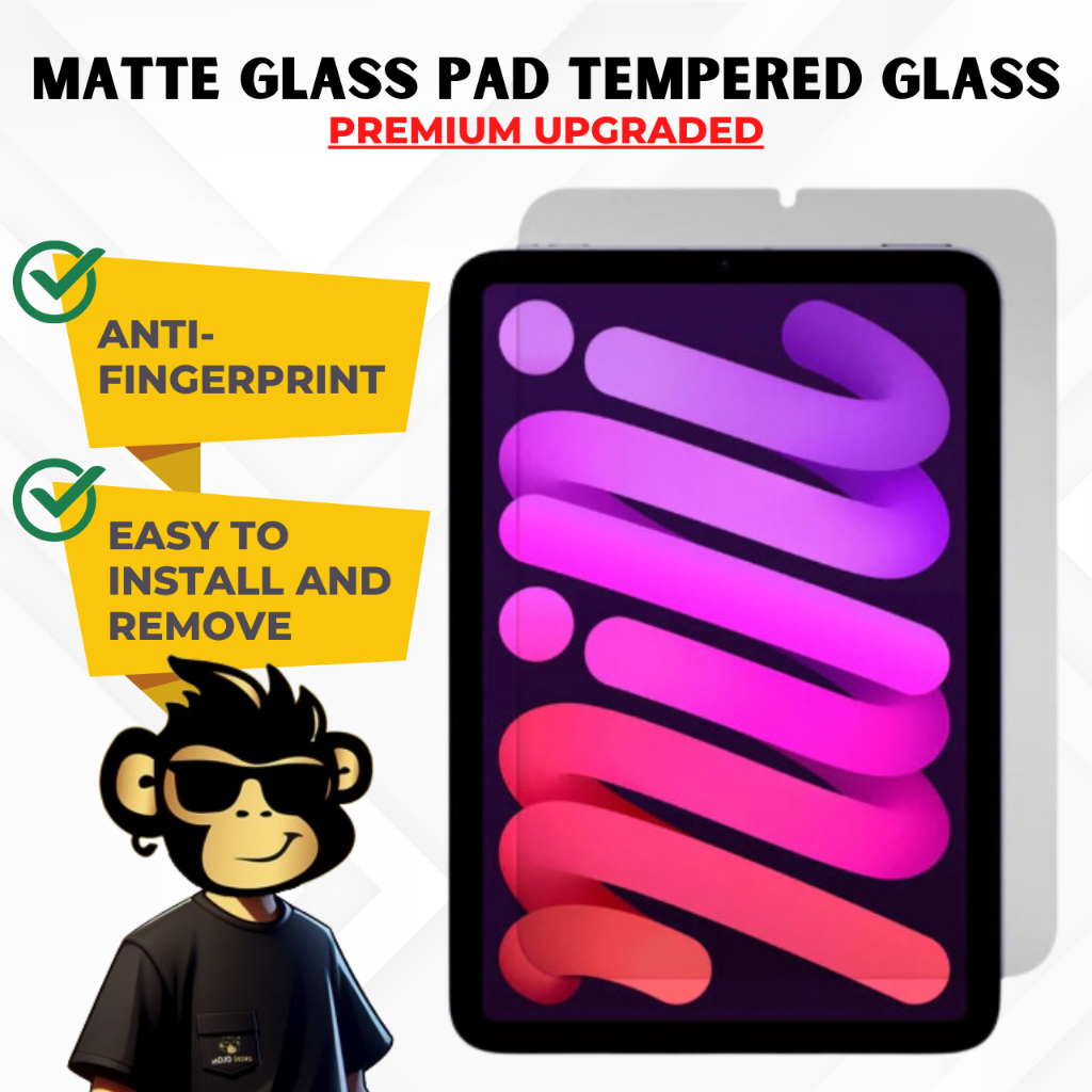 MojoSkins Matte Glass Screen Protector Matte Film for Pad 2021 Pad air ...