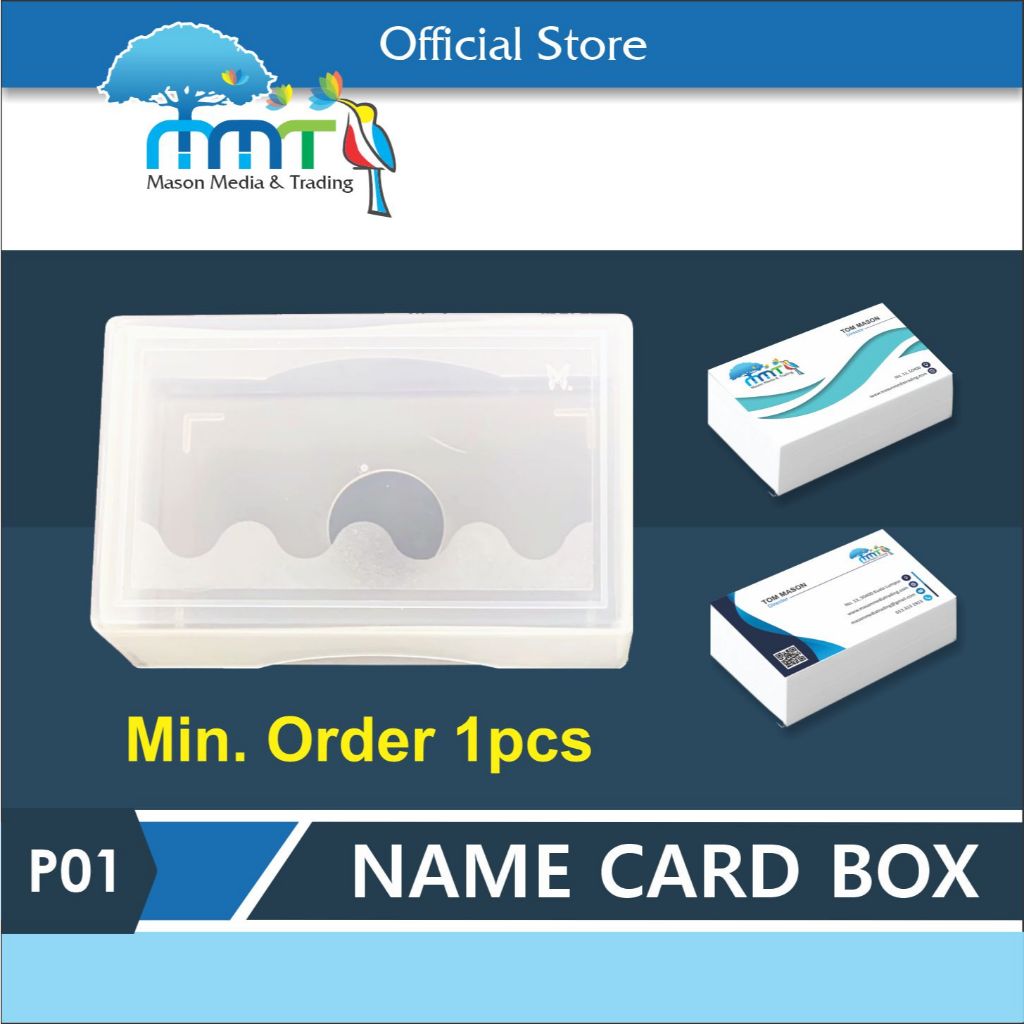 P01 - Name Card Box / Business card Box / 卡片盒 | Shopee Malaysia