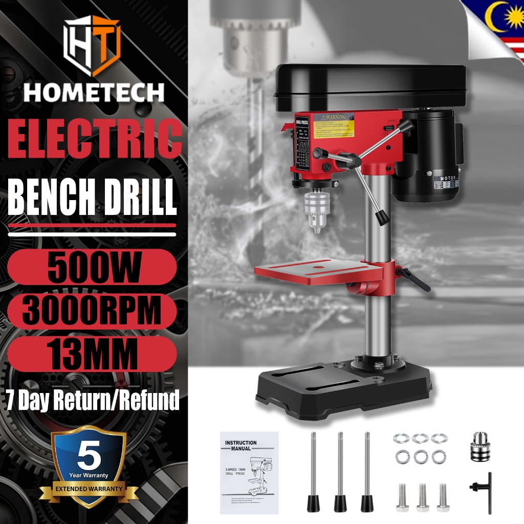 🔥5-year warranty🔥Electric Bench Drills Portable Drill Presses Heavy ...