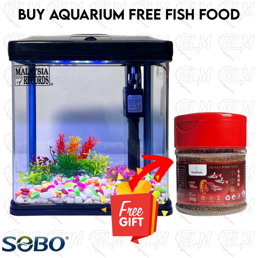 SOBO Mini Aquarium Set T-240F & AQUANICE Mini Aquarium Fish Tank Set ...