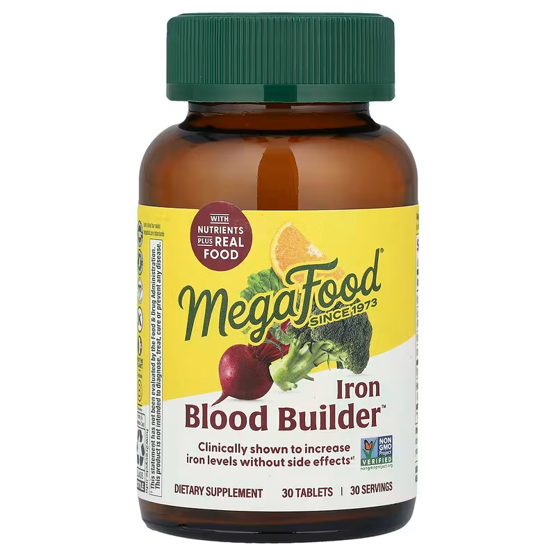 MegaFood, Iron Blood Builder, 30 / 60 / 90 / 180 Tablets | Shopee Malaysia