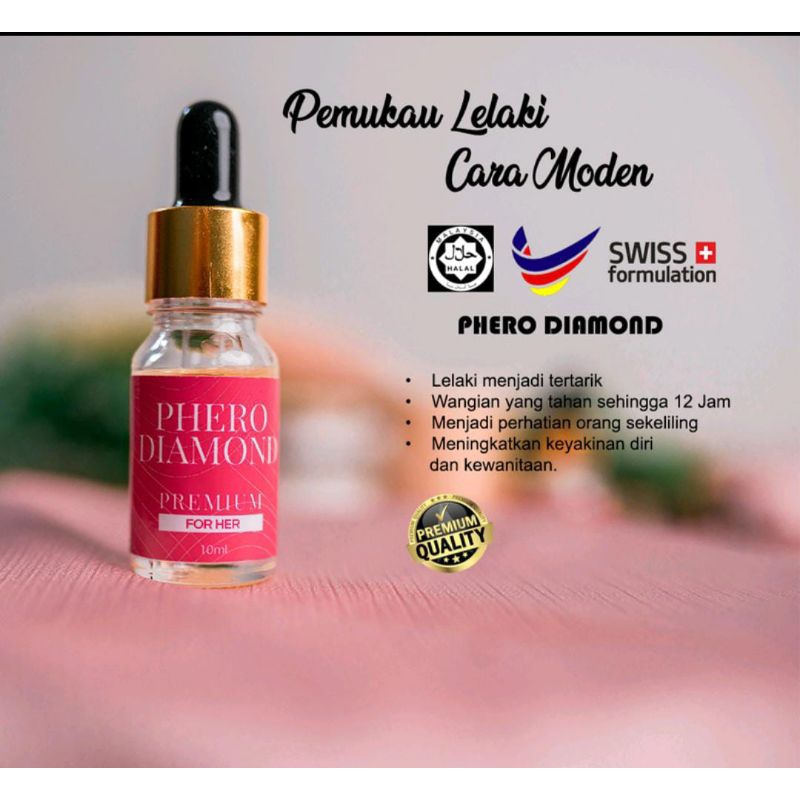 PHERO DIAMOND MEN♥️WOMEN DROP 10ML/3in1/30ml/Limited edition | Shopee ...