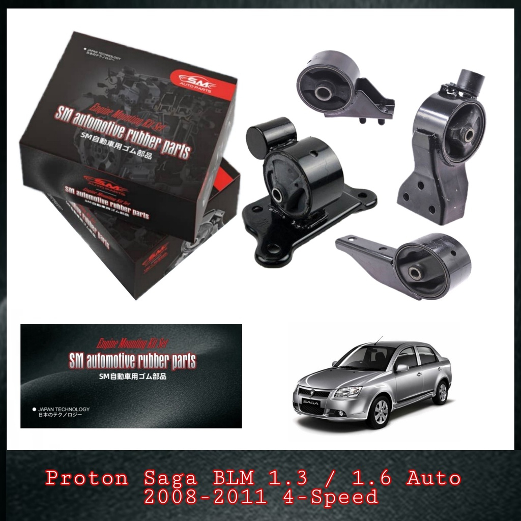 SM Engine Mounting Set - Proton Saga BLM 1.3 1.6 Auto 2008-2011 ( 1 ...