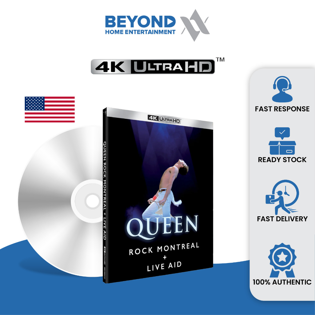 Queen Rock Montreal & Live Aid (ATMOS) [4K Ultra HD] | Shopee Malaysia