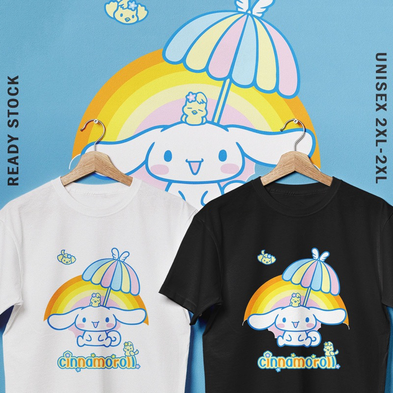 CINNAMOROLL SANRIO TSHIRT COTTON UNISEX GIRL WOMEN CUTE CARTOON CASUAL ...