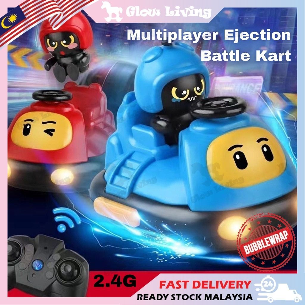 Electric Battle Remote Control Bumper Car Parent Child Interactive Two ...
