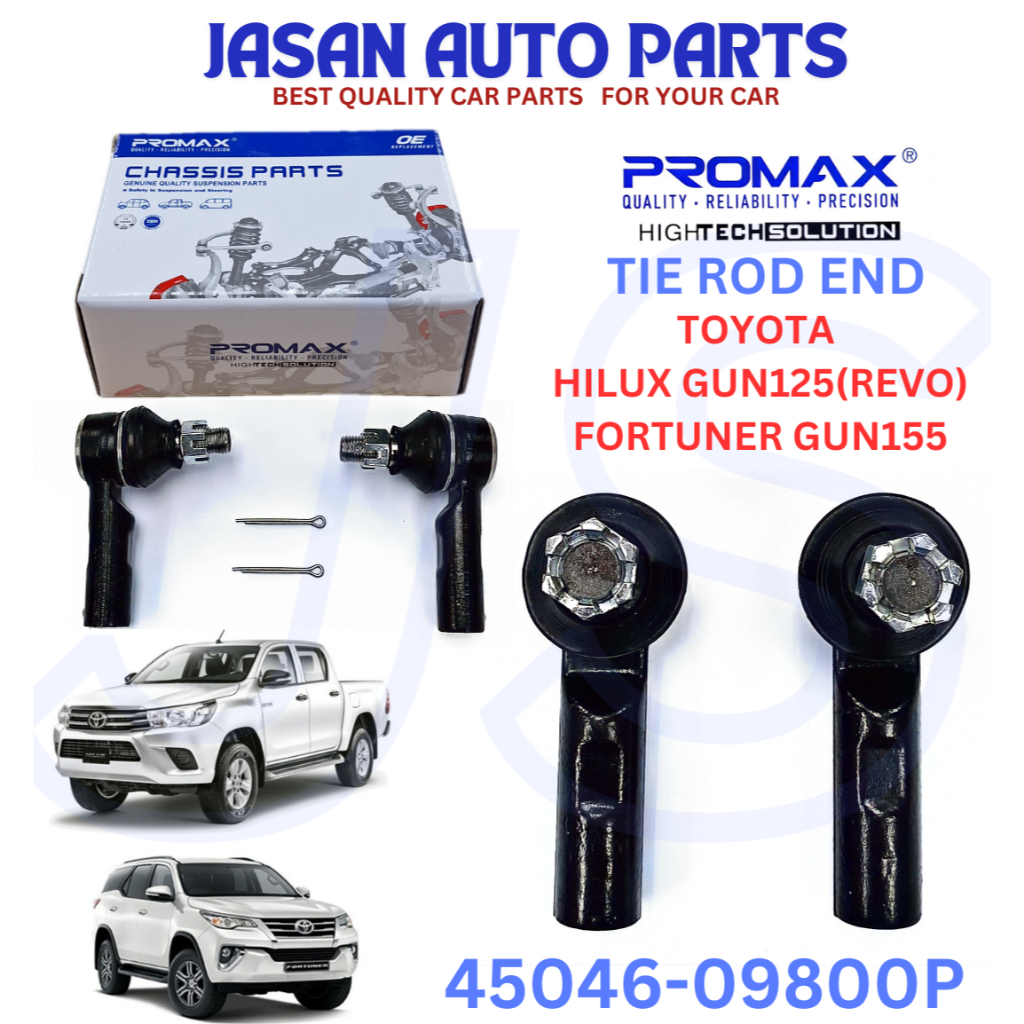 TIE ROD END TOYOTA HILUX GUN125(REVO),FORTUNER GUN155 (OUT R/L ...