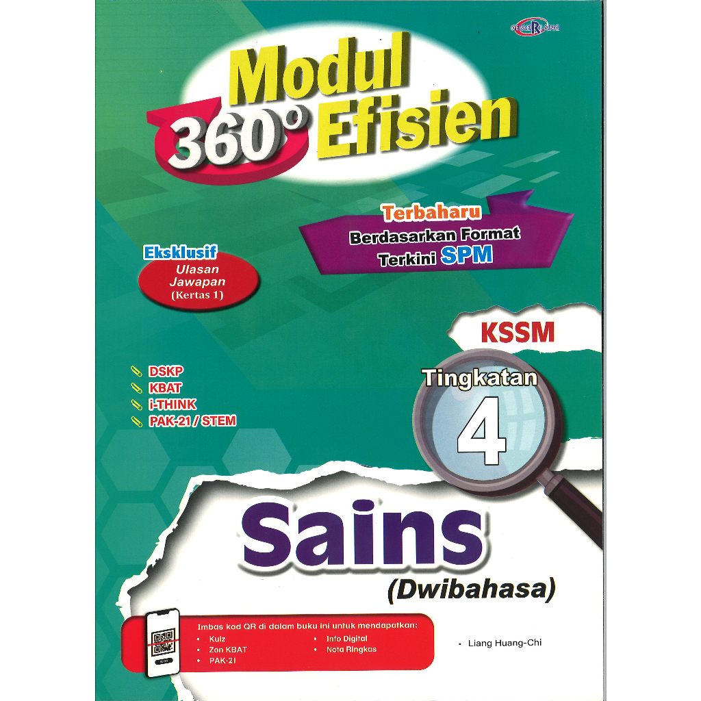 MODUL EFISIEN 360 KSSM - SAINS (DWIBAHASA) TINGKATAN 4 | Shopee Malaysia