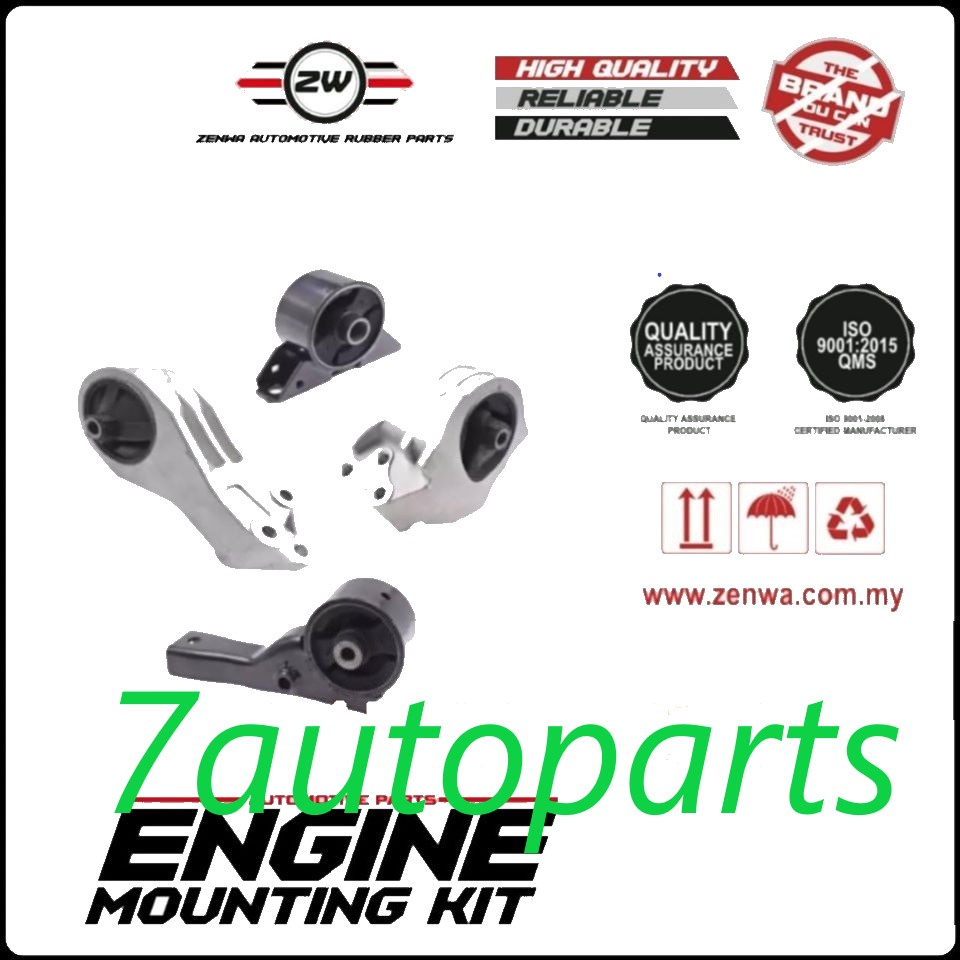 ZW/ZENWA Engine Mounting Kit For Proton Exora Bold Preve Suprima S ...