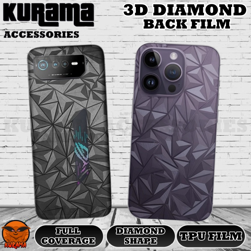 3D Diamond Shape Back Film Infinix Zero Ultra / Zero X Neo / Zero X Pro ...